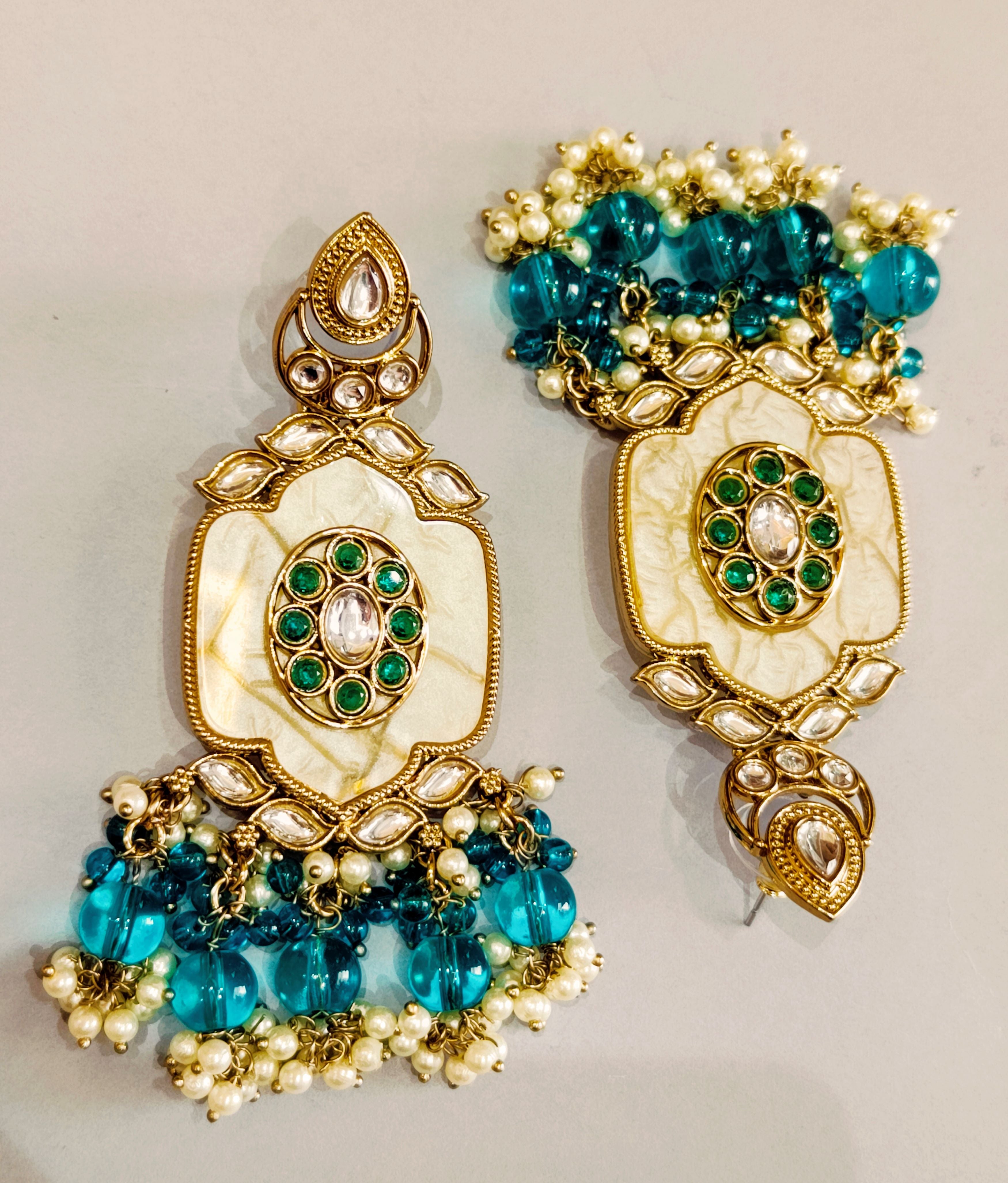 Rama green earrings store