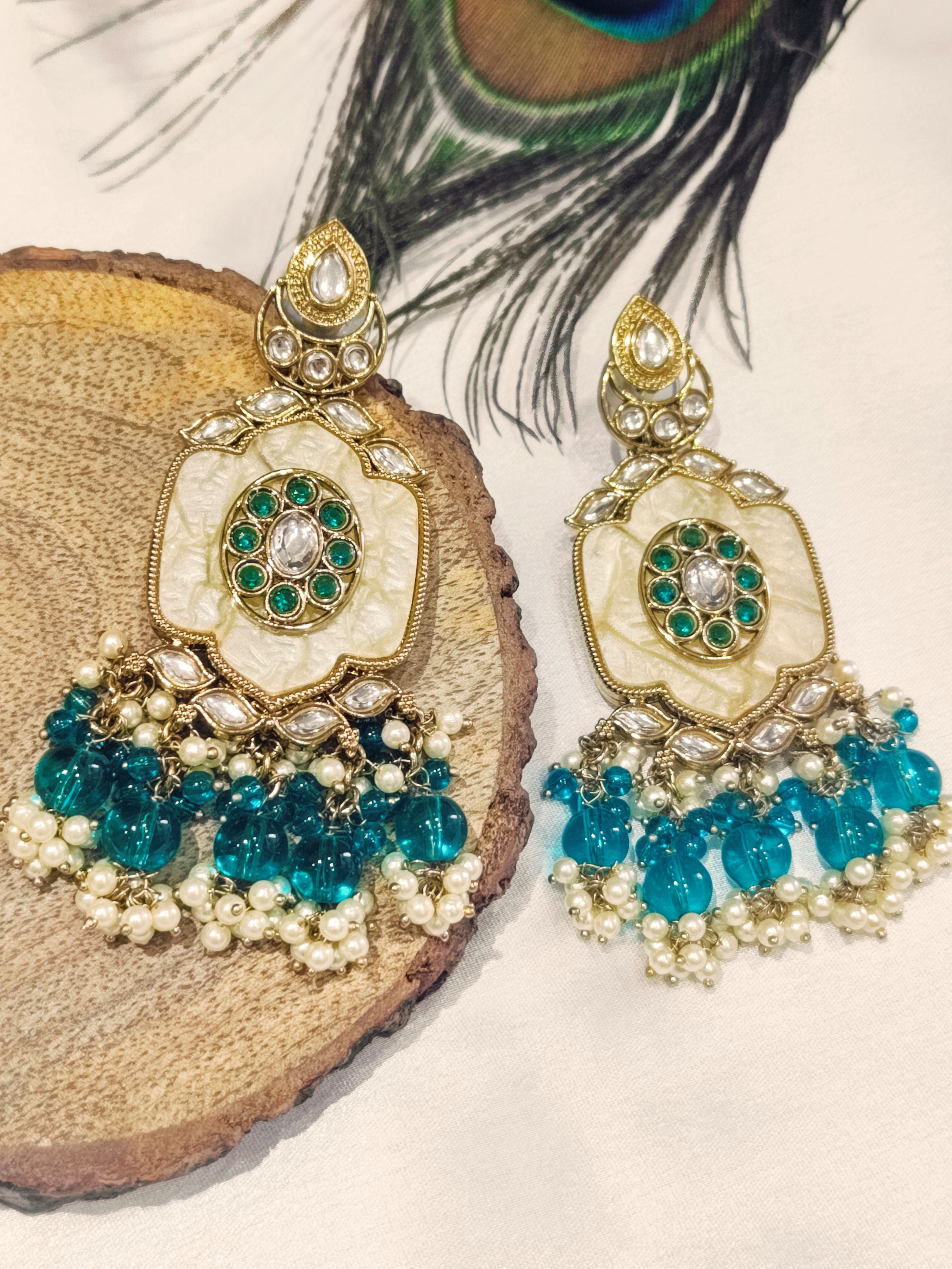 Rama green Ananya Earrings